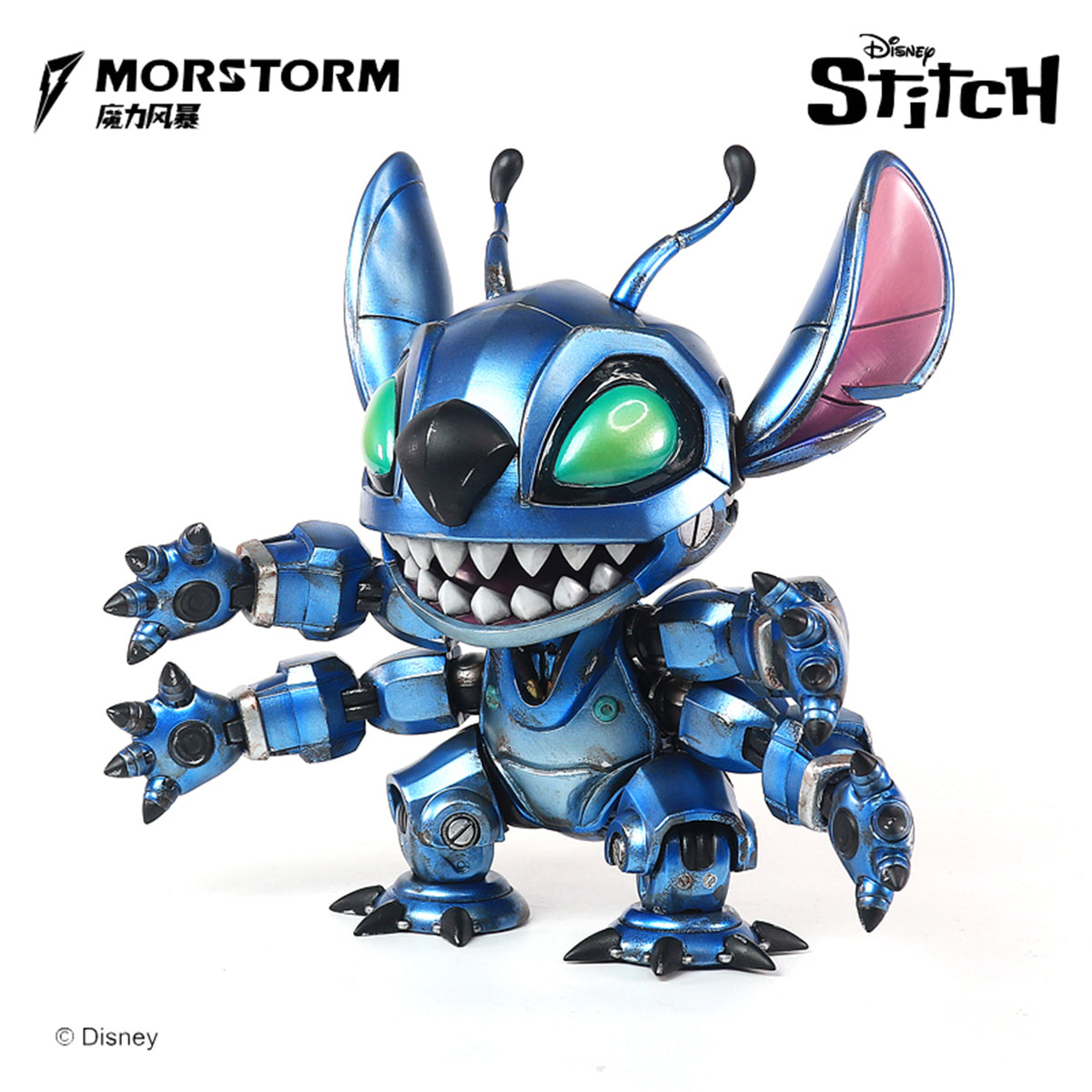 Morstorm Disney Lilo & Stitch Mecha Series Mechanical Stitch 6" PVC Fi ...