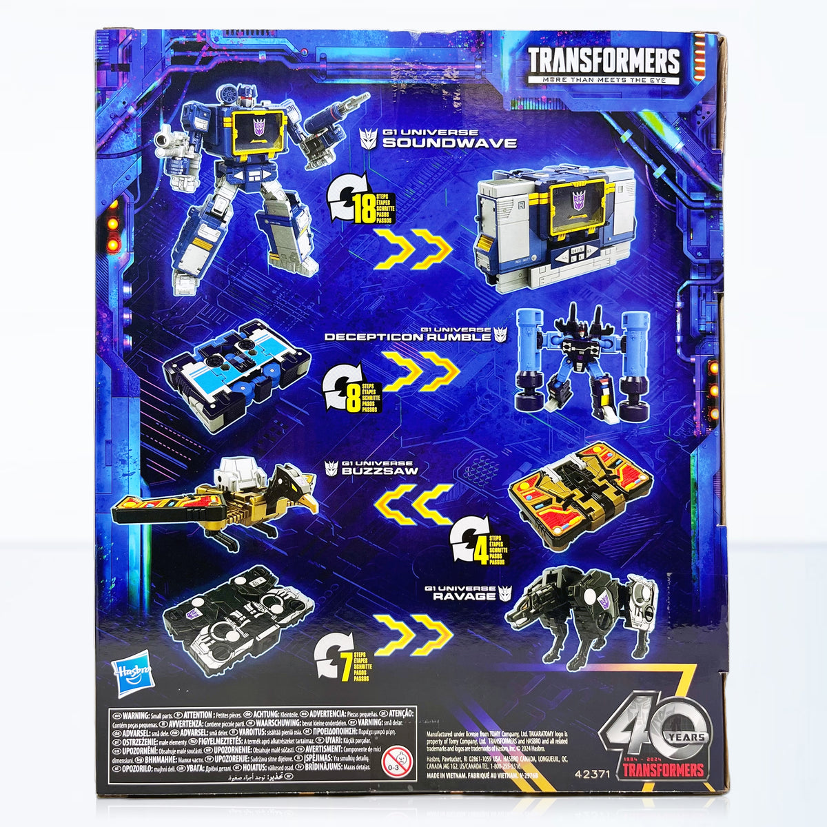 Hasbro Transformers Legacy United Voyager Class G1 Universe Soundwave ...