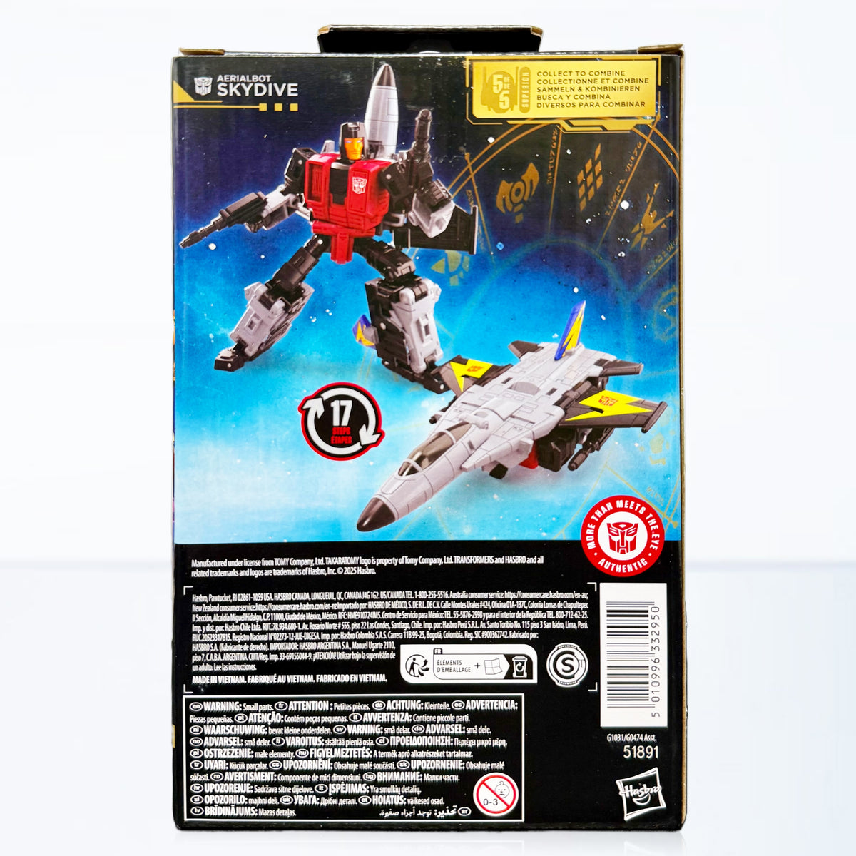 Hasbro Transformers Age of the Primes Aerialbot Skydive Action Figure ...