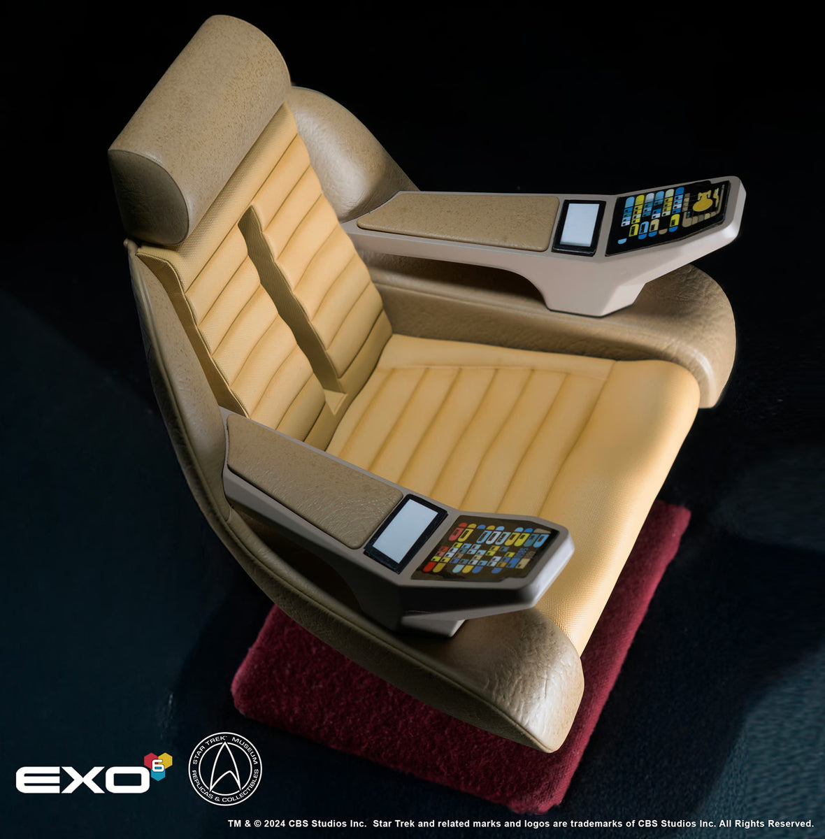 EXO-6 Star Trek: The Next Generation Enterprise-D Captain’s Chair 1/6 ...