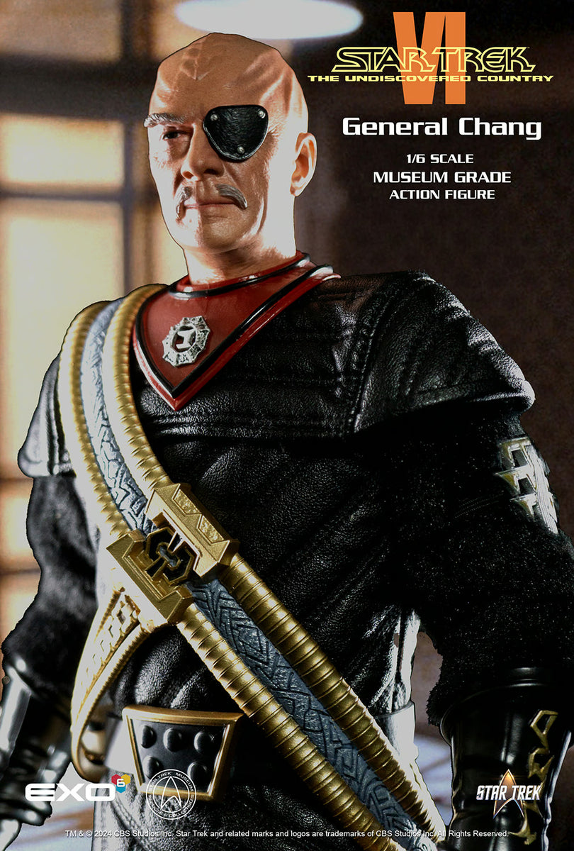 EXO-6 Star Trek VI: The Undiscovered Country General Chang 1/6 Scale 1 ...