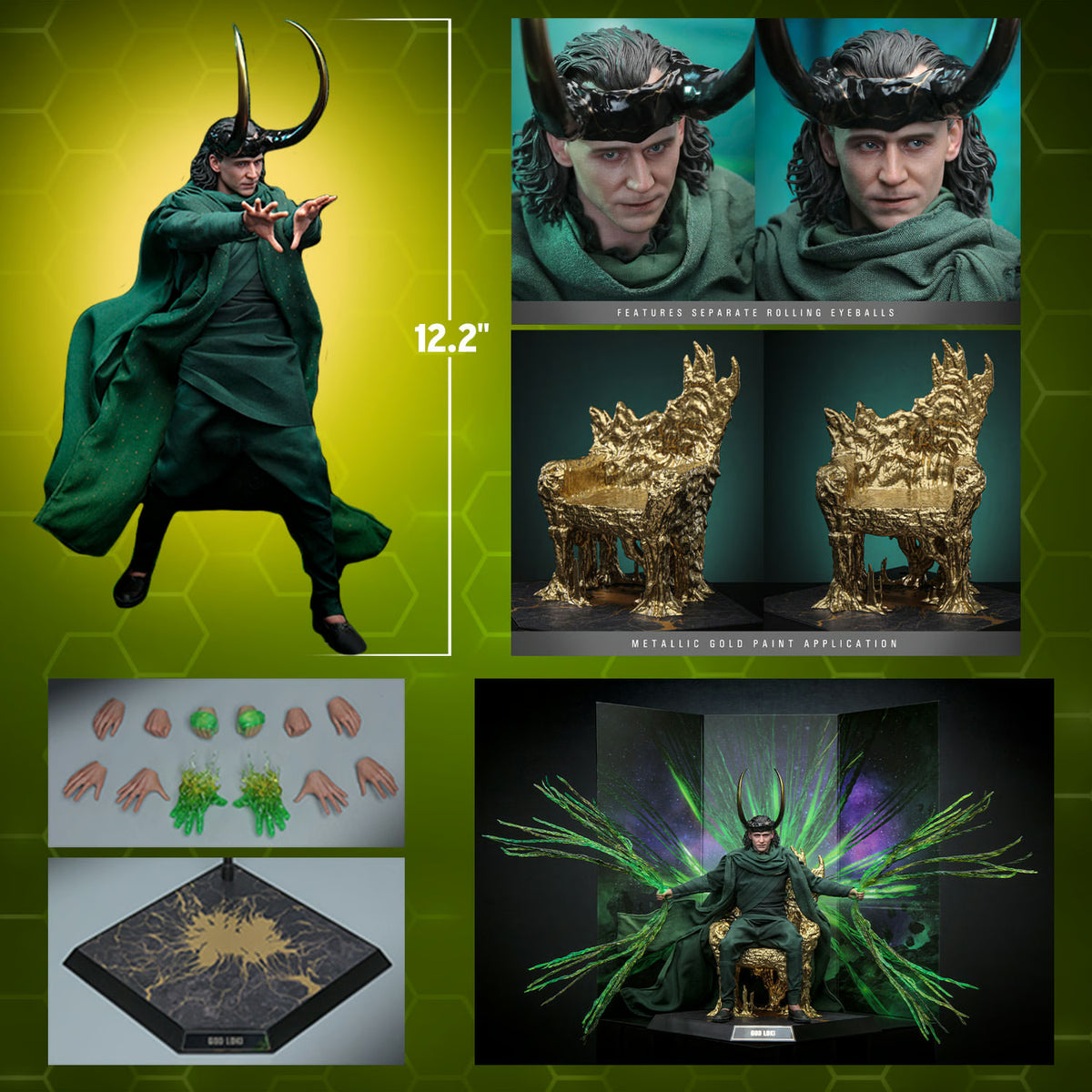 Hot Toys Marvel Television Masterpiece Series DX40 Loki Season 2 God L ...