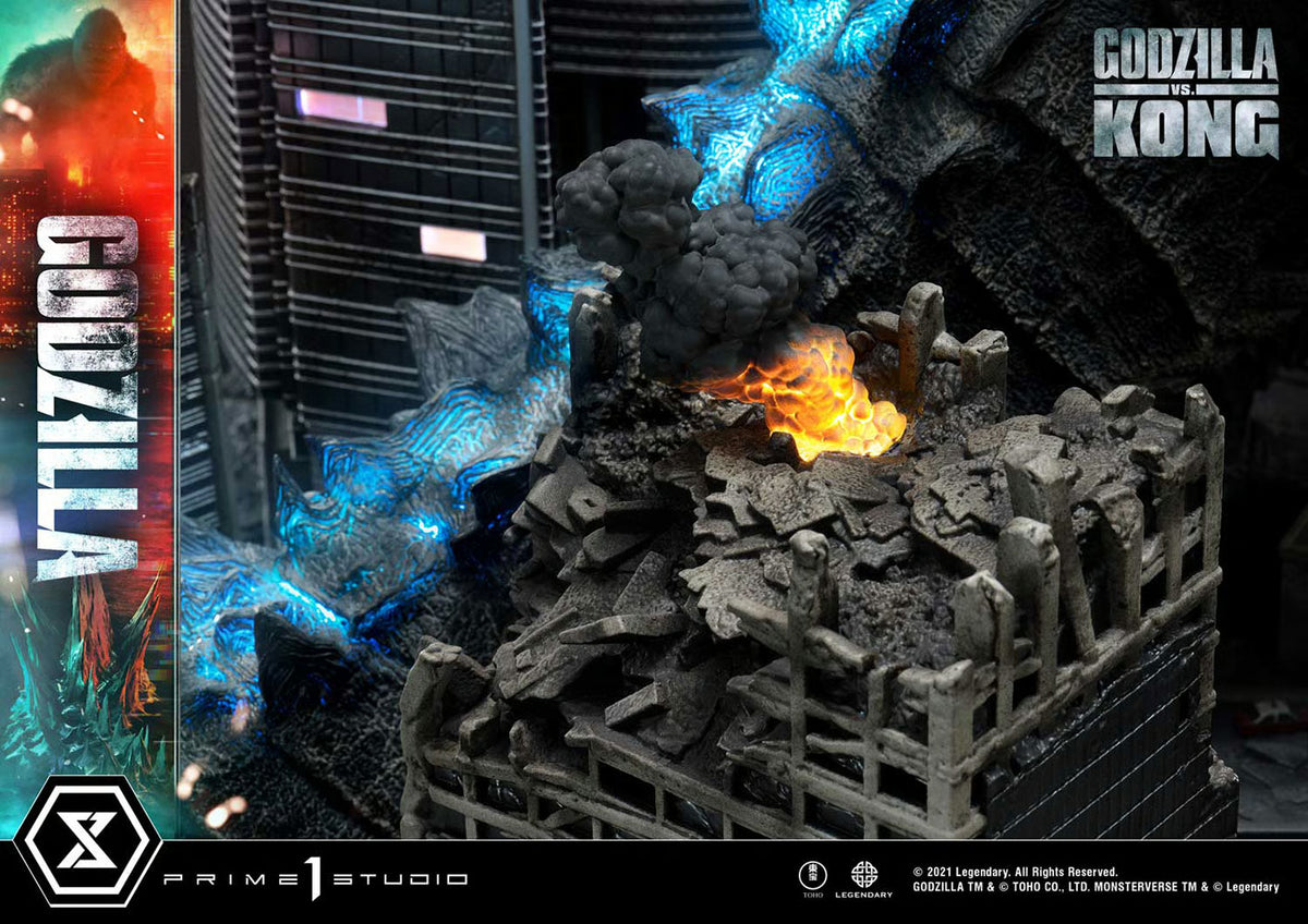 Prime 1 Studio Godzilla vs. Kong 2021 Godzilla Final Battle Diorama St ...