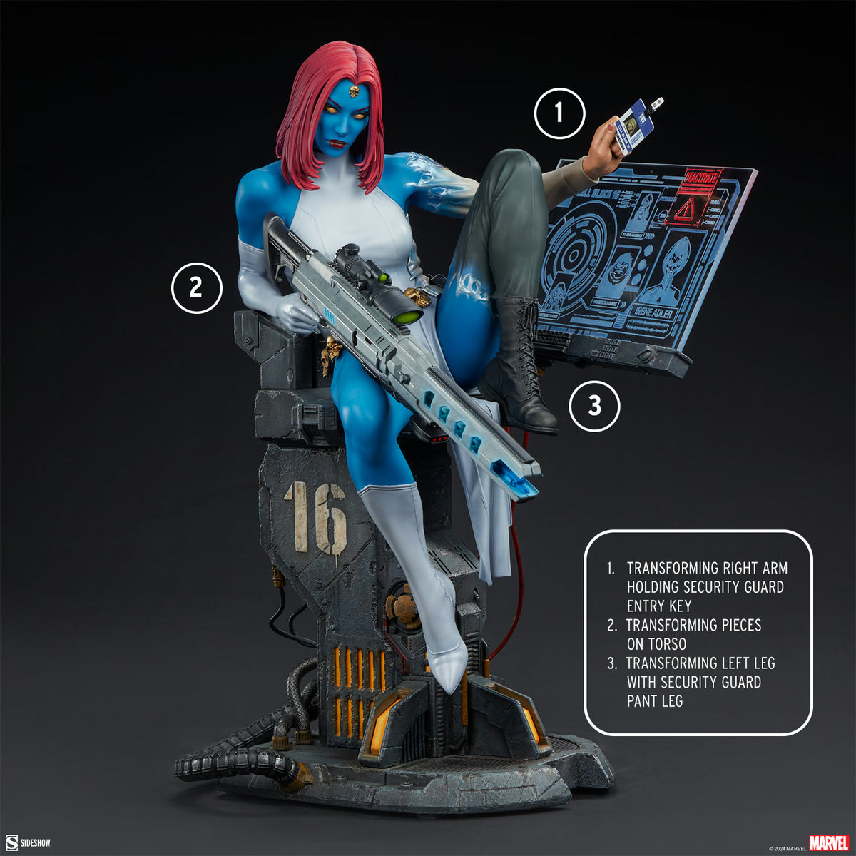 Sideshow Marvel Comics X-Men Mystique: Freedom and Destiny Premium For ...