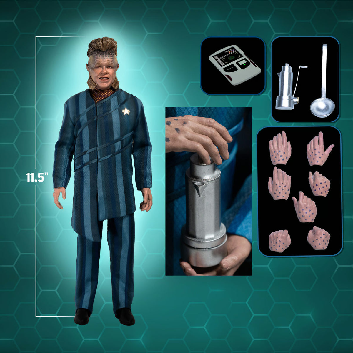 EXO-6 Star Trek: Voyager Talaxian Neelix 1/6 Scale 12" Collectible Fig ...