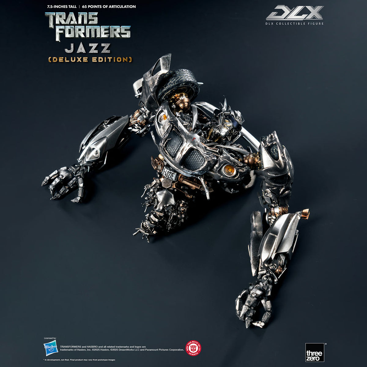Threezero Transformers (2007) Jazz DLX (Deluxe Edition) Action Figure ...