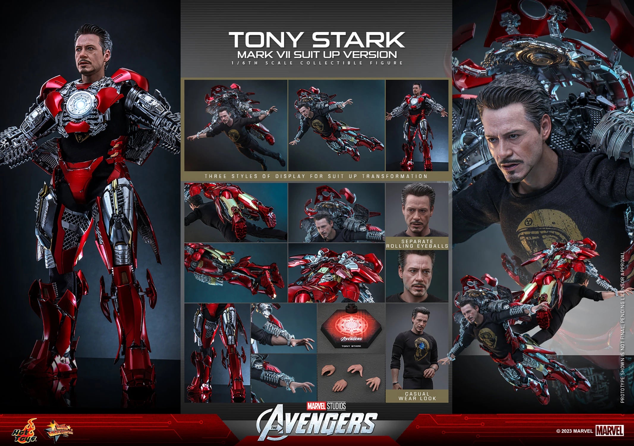 Hot Toys Marvel Comics Avengers Tony Stark (Iron Man Mark Hot Toys Marvel Comics Avengers Tony Stark (Iron Man Mark